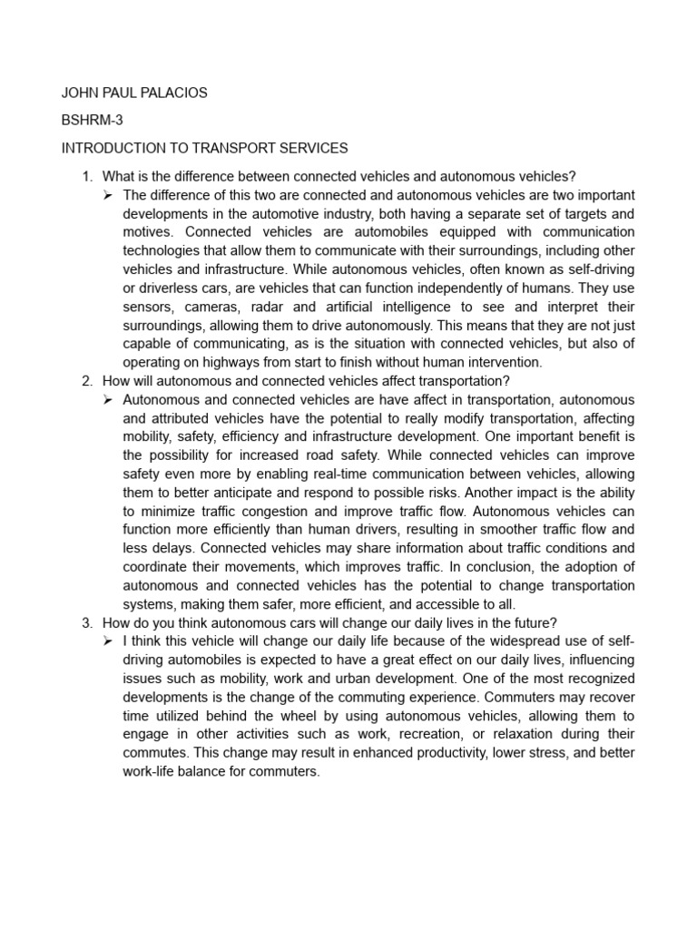 Introduction | PDF | Transport | Vehicles