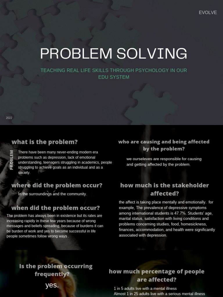 Problem and The Solution | PDF | Mindfulness | Decision Making