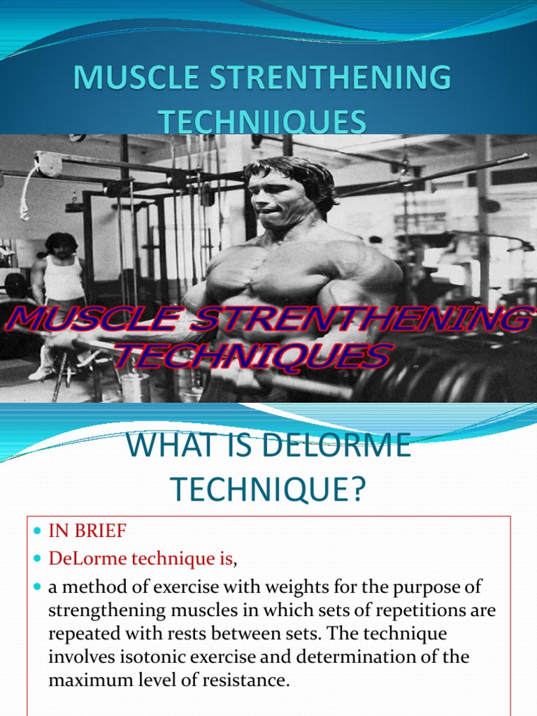 DeLorme Technique for Muscle Strengthening | PDF | Strength Training ...