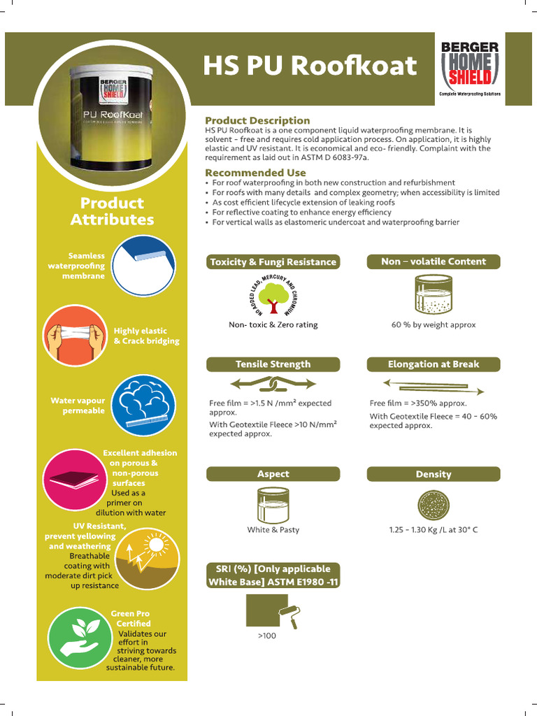 6.01 HS PU Roof Koat | PDF