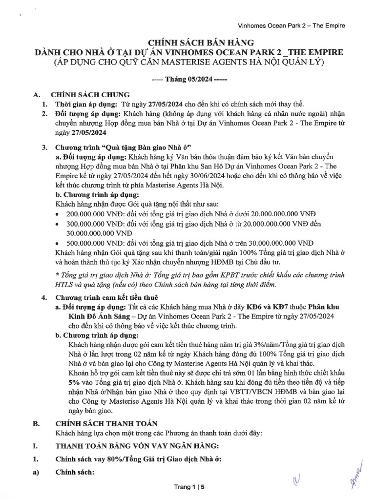 CSBH Vhocp2 - V1 | PDF