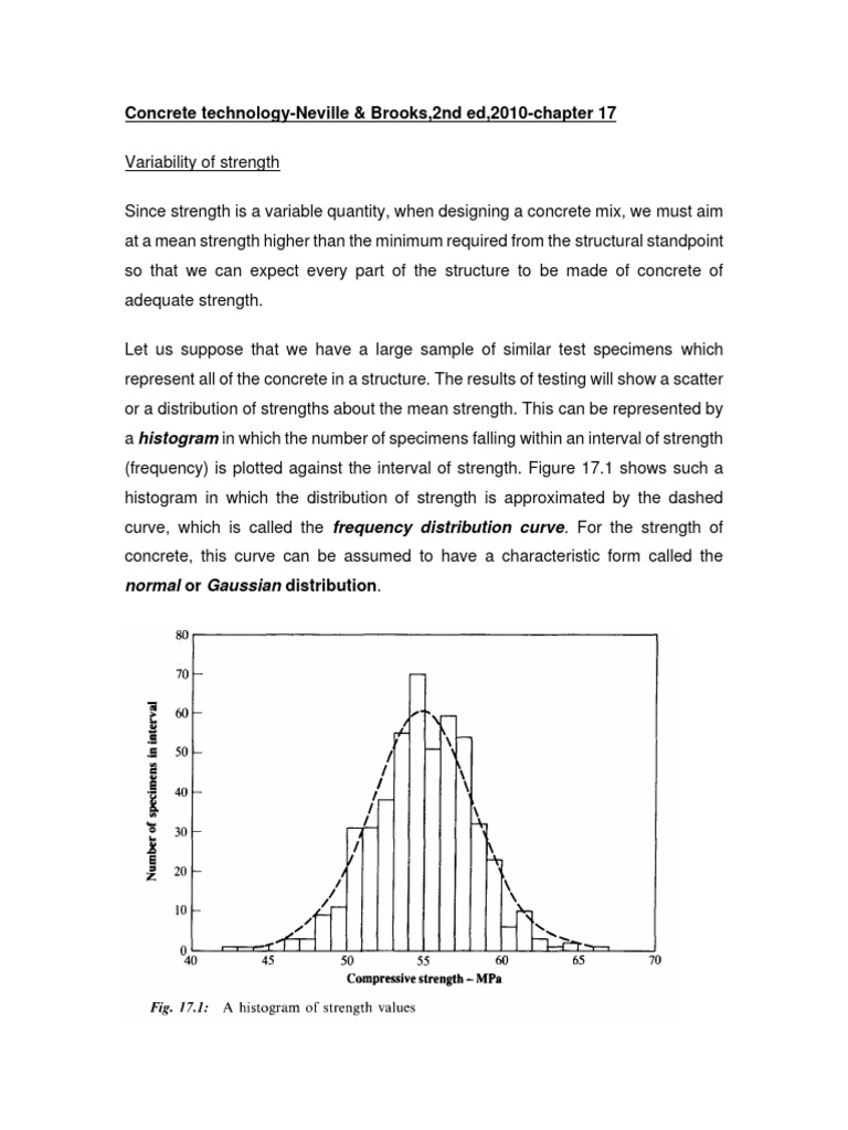 Comp - Strength & Cores-Eval.& Acceptance Criteria | PDF | Probability Distribution | Normal ...