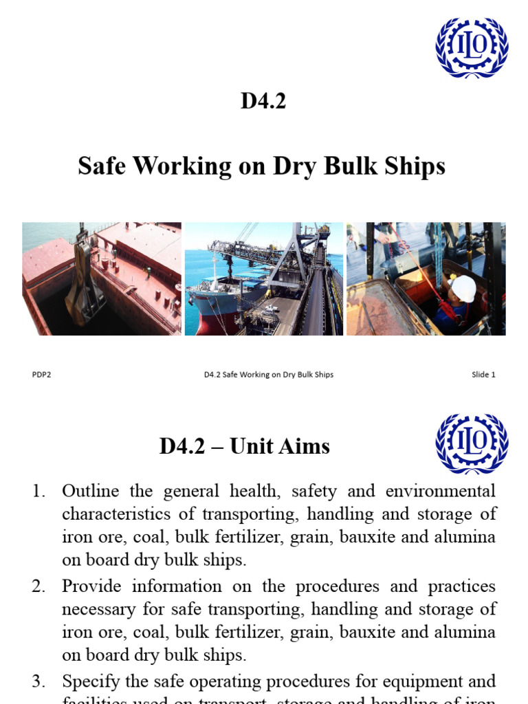 Safe Practices for Dry Bulk Shipping | PDF | Ships | Cargo