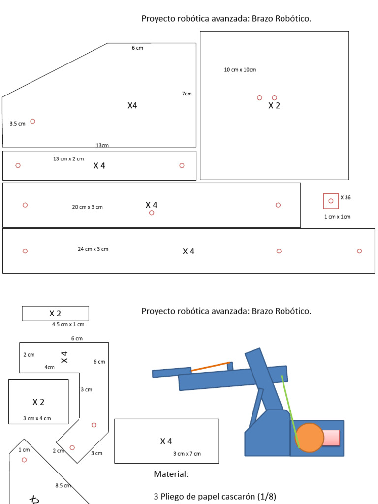 Plantilla 2620 Brazo C3 Tico | PDF