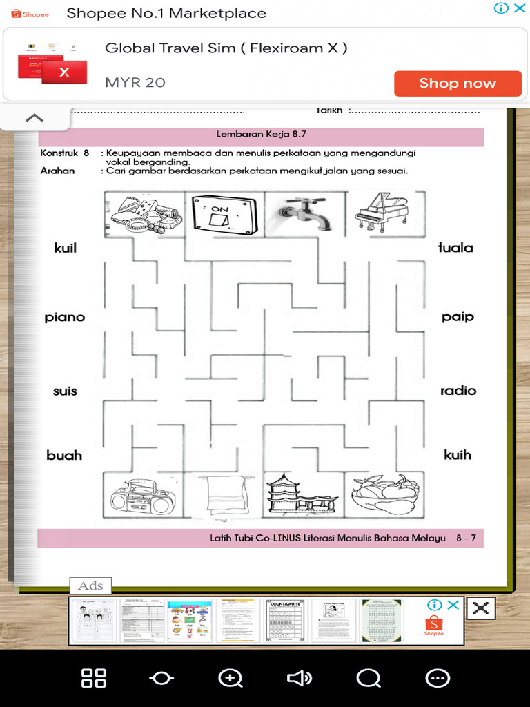 Modul Co-LINUS Literasi Menulis BM Konstruk 8 | PDF