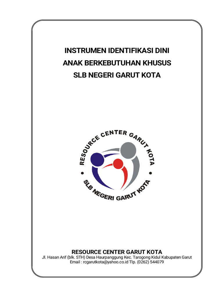 Format Instrumen Identifikasi Dini (Format Asesmen) - 1 | PDF ...
