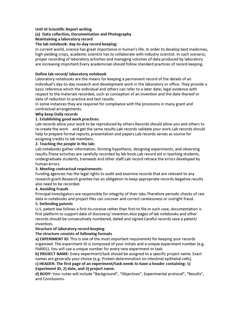 6.1 1 Maintaining A Laboratory Record Tabulation and Generation of Graphs | PDF | Statistics ...
