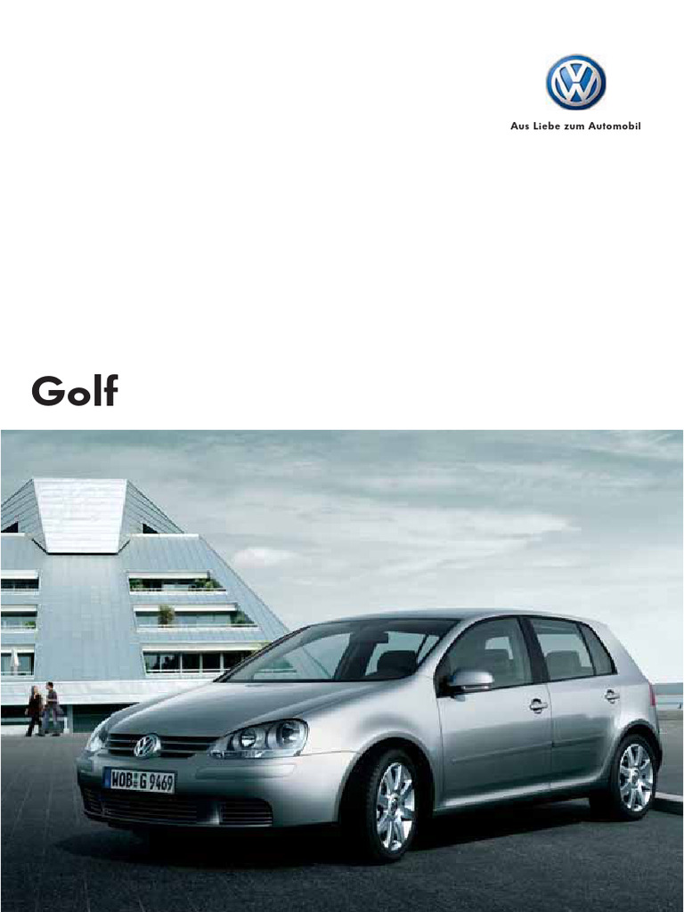 Catálogo Volkswagen Golf 5 2007 | PDF | Direccion | Airbag