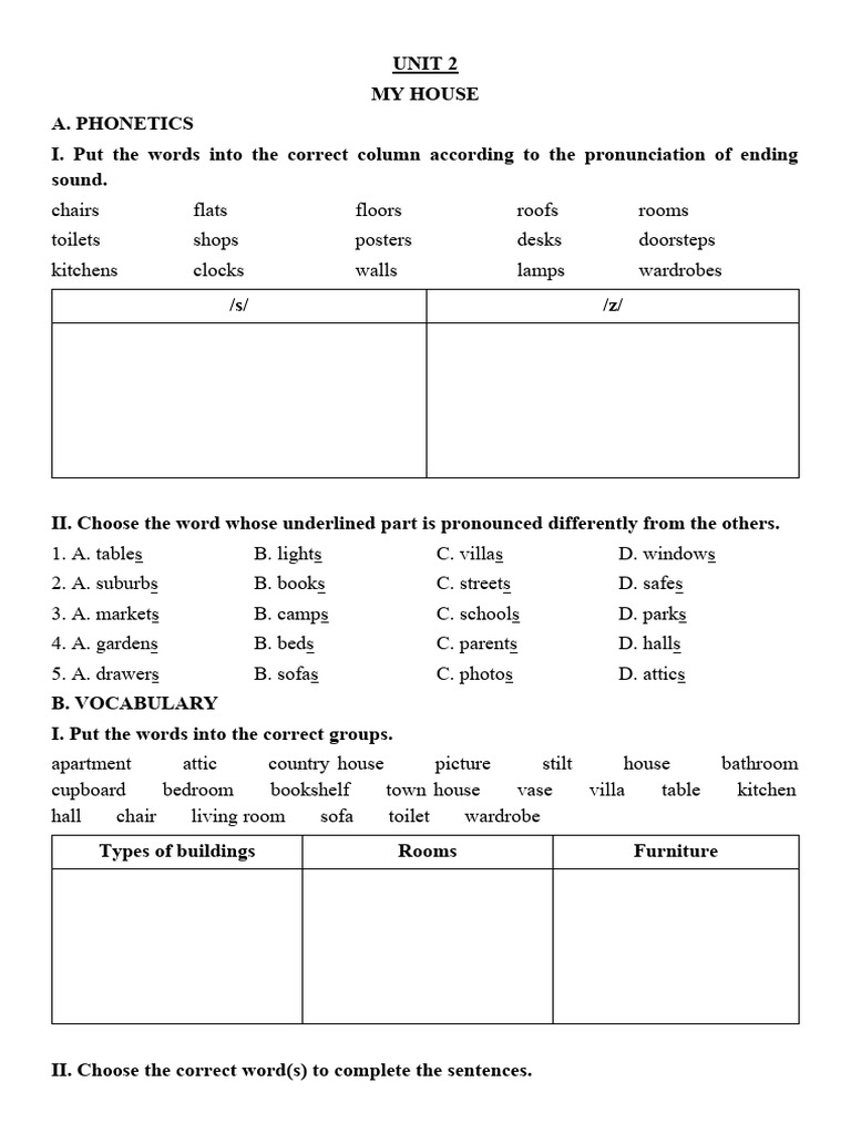 GS E6 U2 | PDF | Bedroom | Bed