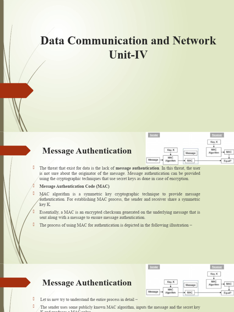 DCN-Unit IV | PDF | Public Key Cryptography | Firewall (Computing)