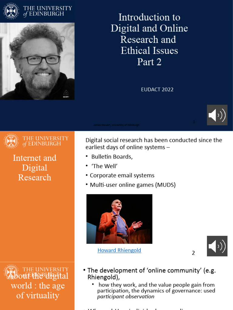 Digital Research Ethics and Impact Analysis | PDF | Internet | Community