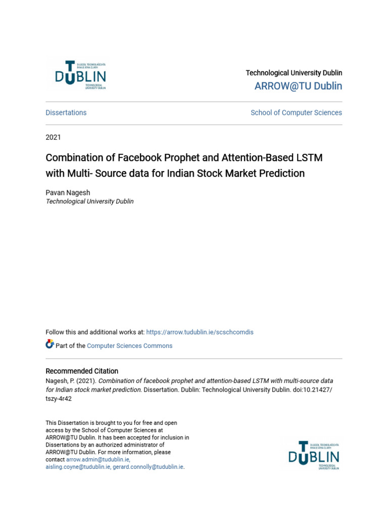 Combination of Facebook Prophet and Attention-Based LSTM with Mul | PDF ...