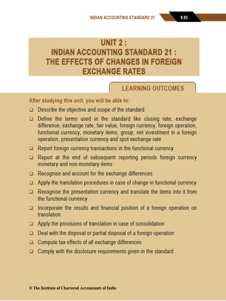 Ind As 21 | PDF | Historical Cost | Fair Value