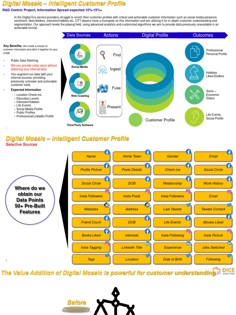 OSINT- Digital Mosaic Case Study | PDF | Linked In | Facebook