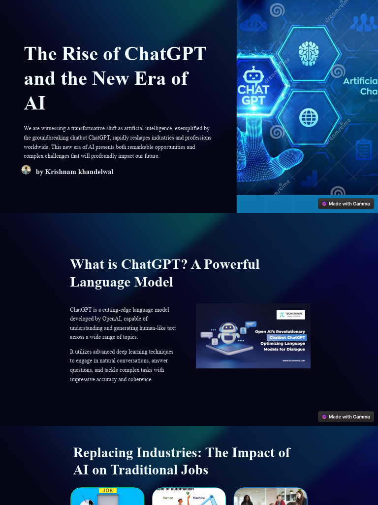 The Rise of ChatGPT and The New Era of AI | PDF | Artificial Intelligence | Intelligence (AI ...