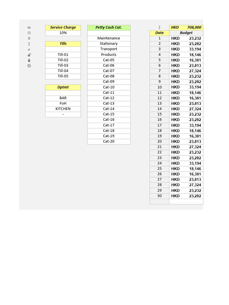 QGC CASH UP TEMPLATE Sep 2021 | Download Free PDF | American Express ...