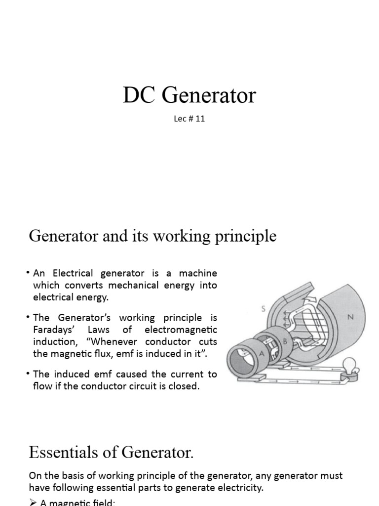 L#11 Dc Generator | PDF