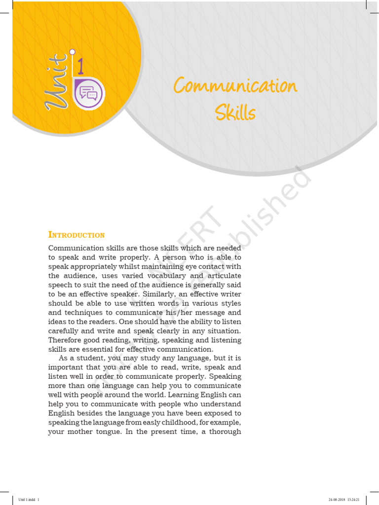 Employability Skills Communication Management Pdf Communication
