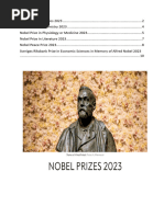 List of Nobel Prize Winners 2024 | PDF | Nobel Prize