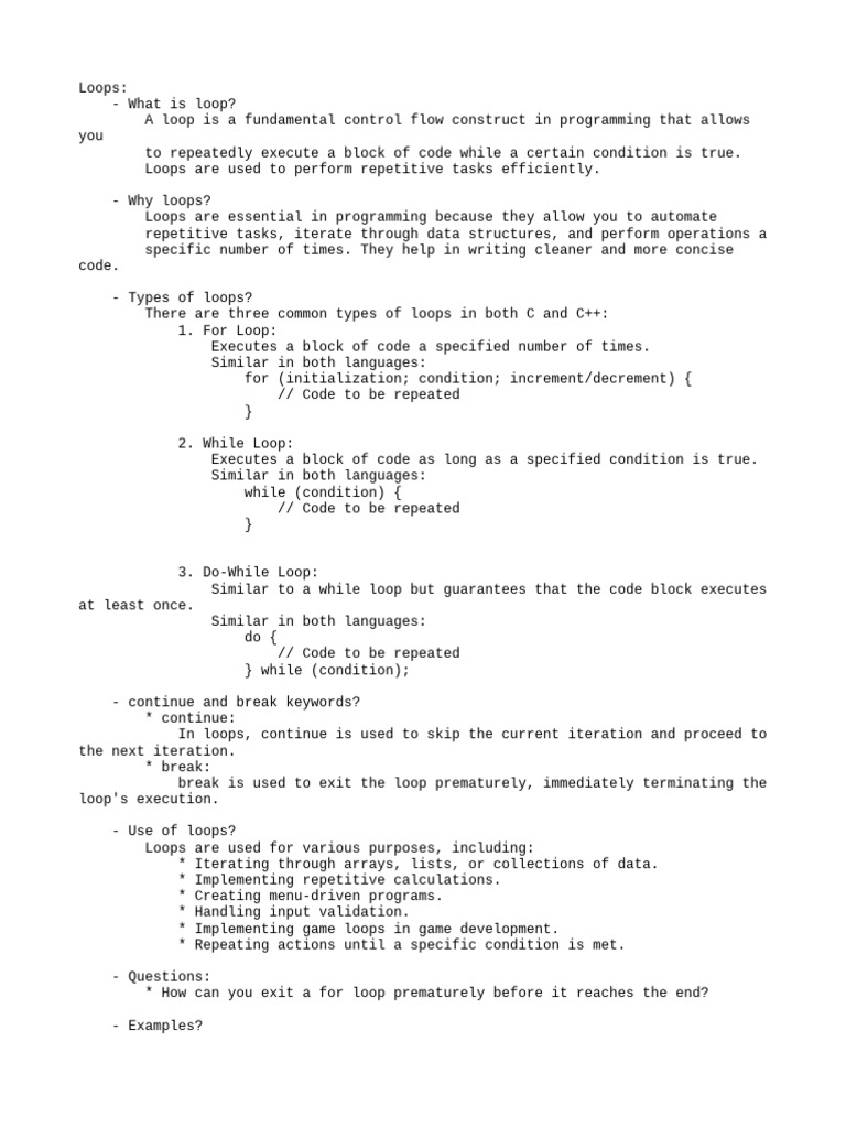 loops | PDF loops | PDF