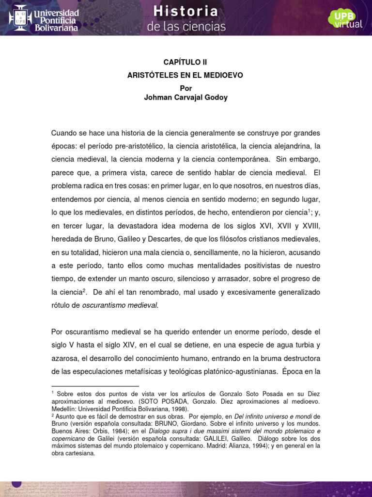 U2 Act1.1a AristotelesEnElMedioevo | PDF | Heliocentrismo | Aristóteles