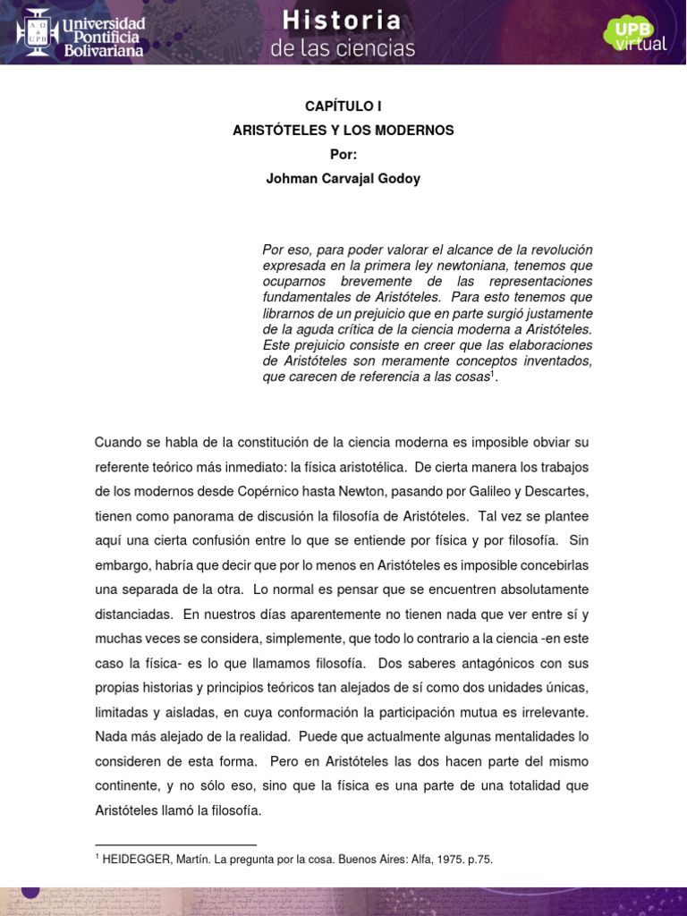 U2 Act1.1b AristotelesYLosModernos | PDF | Platón | Aristóteles