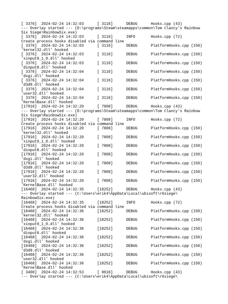 Overlay Log | PDF | Command Line Interface | Software