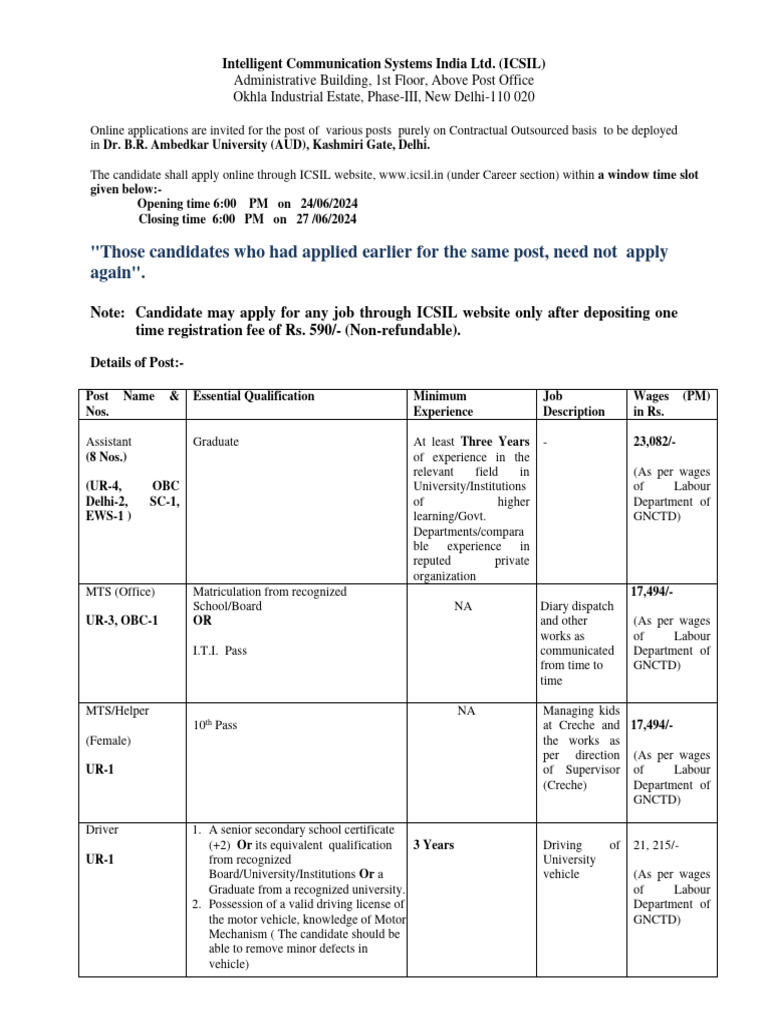 MTS and Helper Positions at AUD | PDF | Child Care | Driver's License