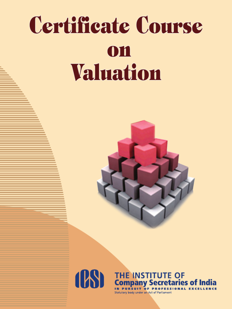 Certificate Course On Valuation | PDF