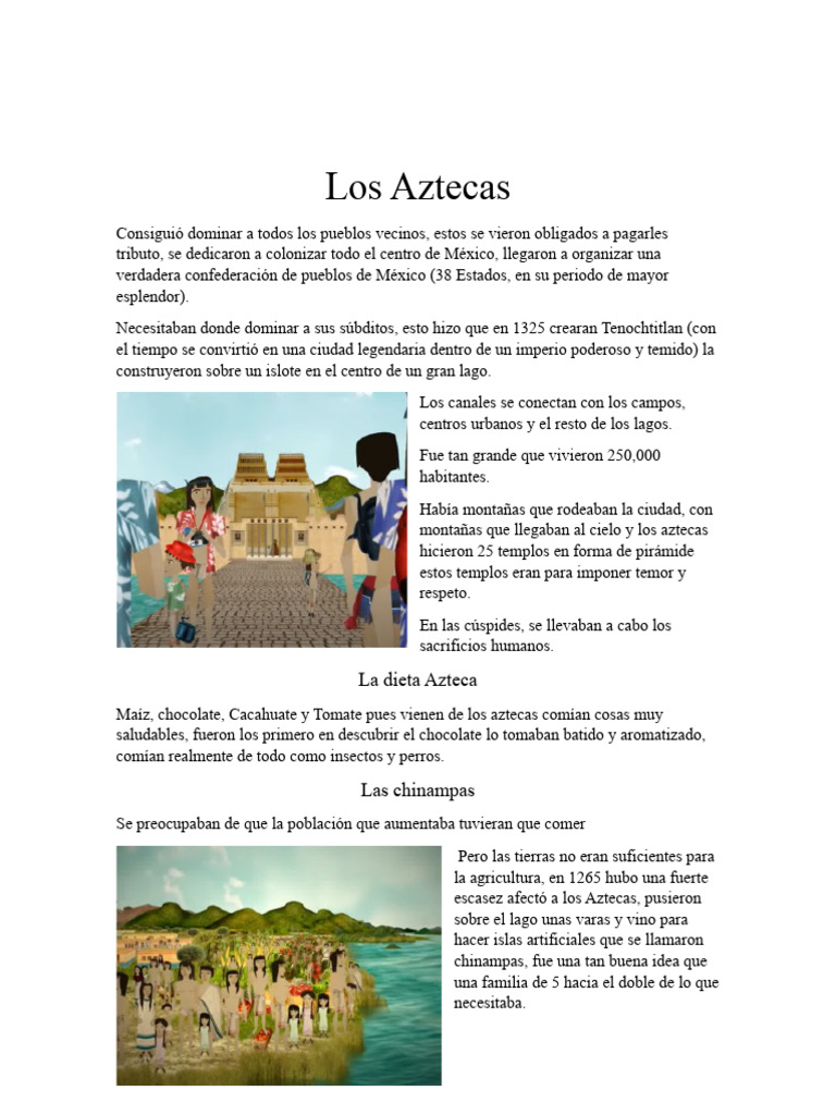 Los Aztecas | PDF | Historia
