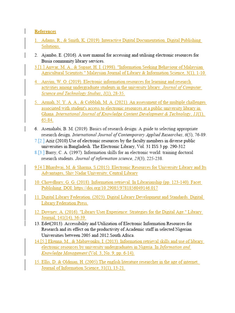 References | PDF | Libraries | World Wide Web