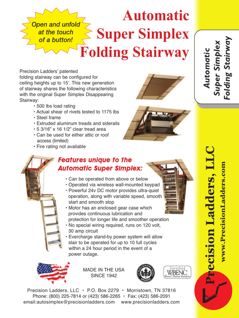 Precision Automatic Super Simplex Brochure | PDF | Stairs ...