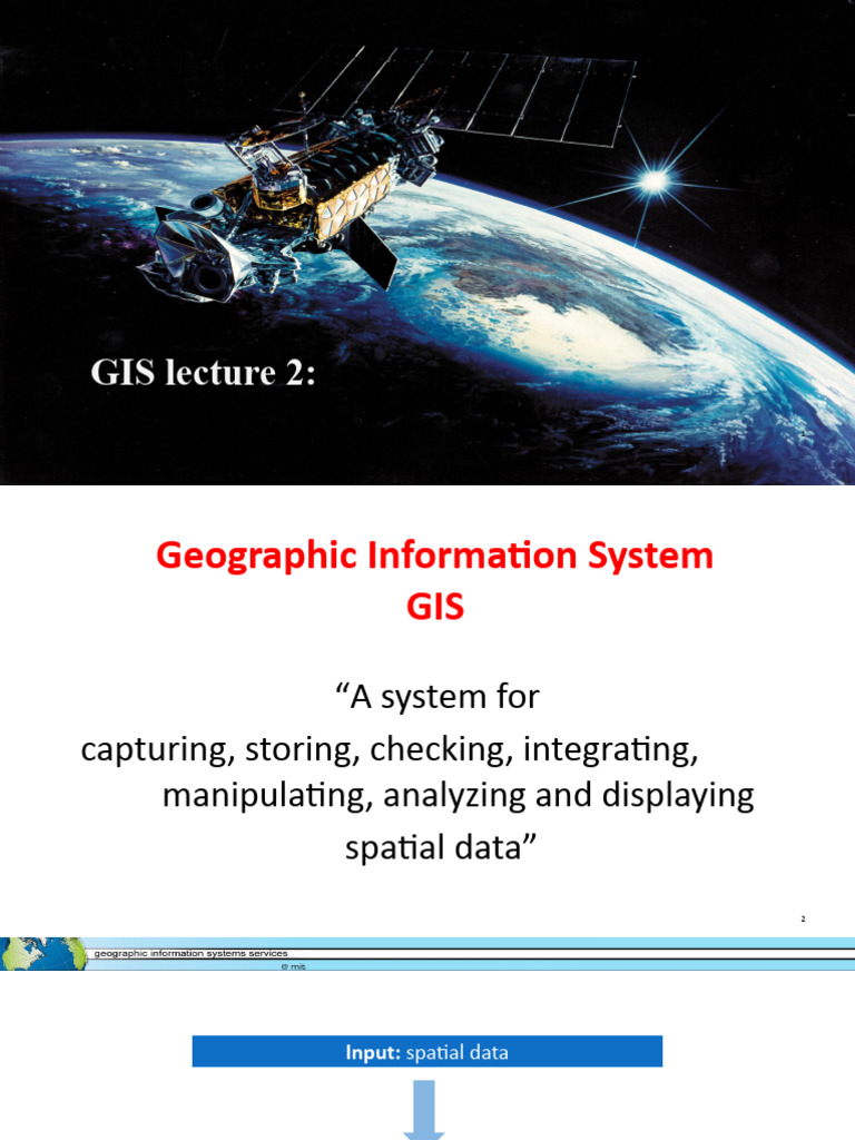 Lecture 2 GIS Ss | PDF | Geographic Information System | Arc Gis