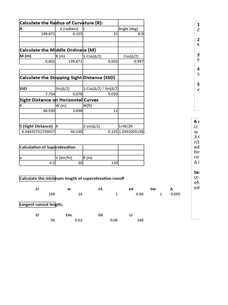 SSD Calculatioin Sheet | PDF | Elementary Geometry | Geometric Measurement