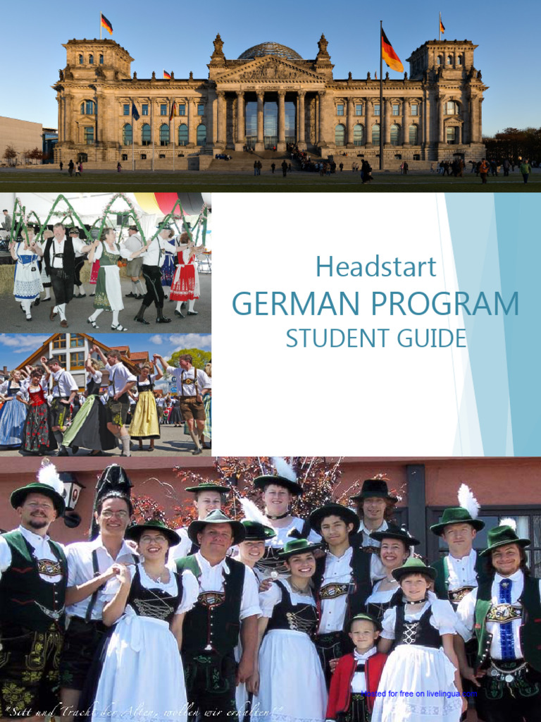 Headstart German Program Student Guide PDF JFN DR Notes | PDF ...