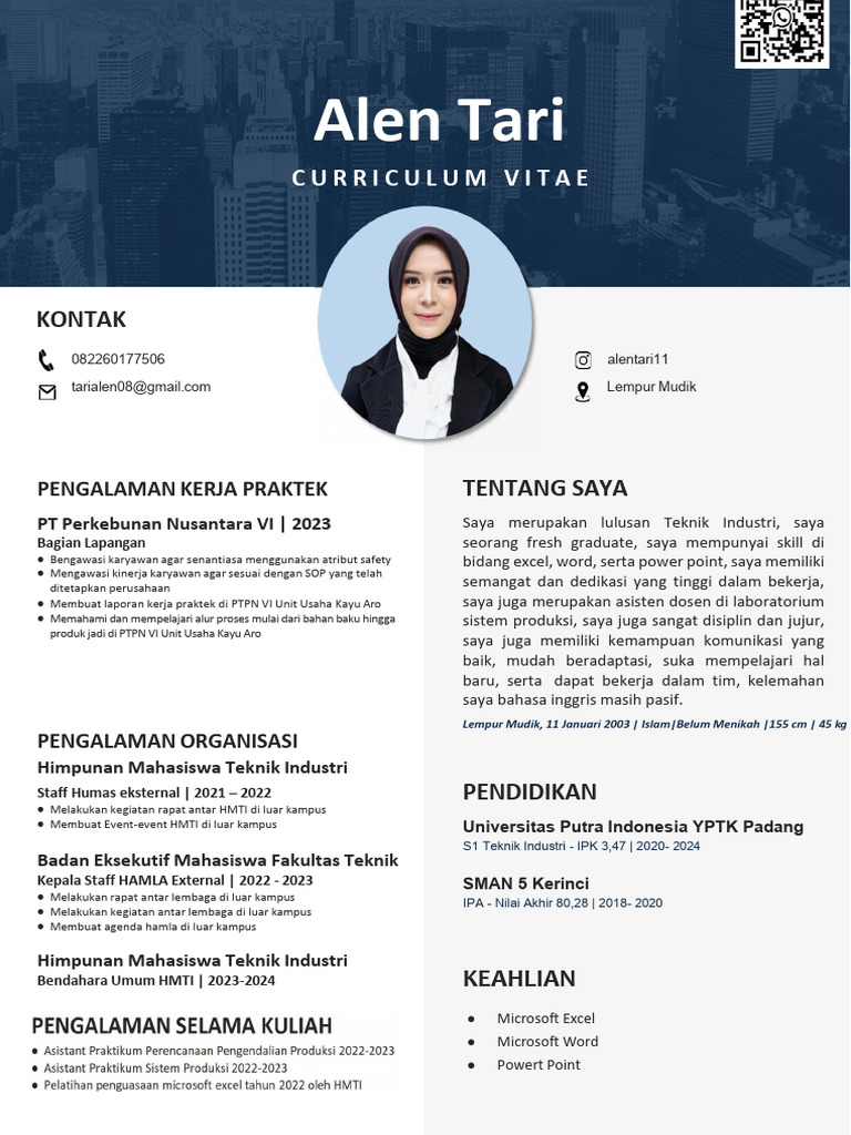 Contoh cv | PDF