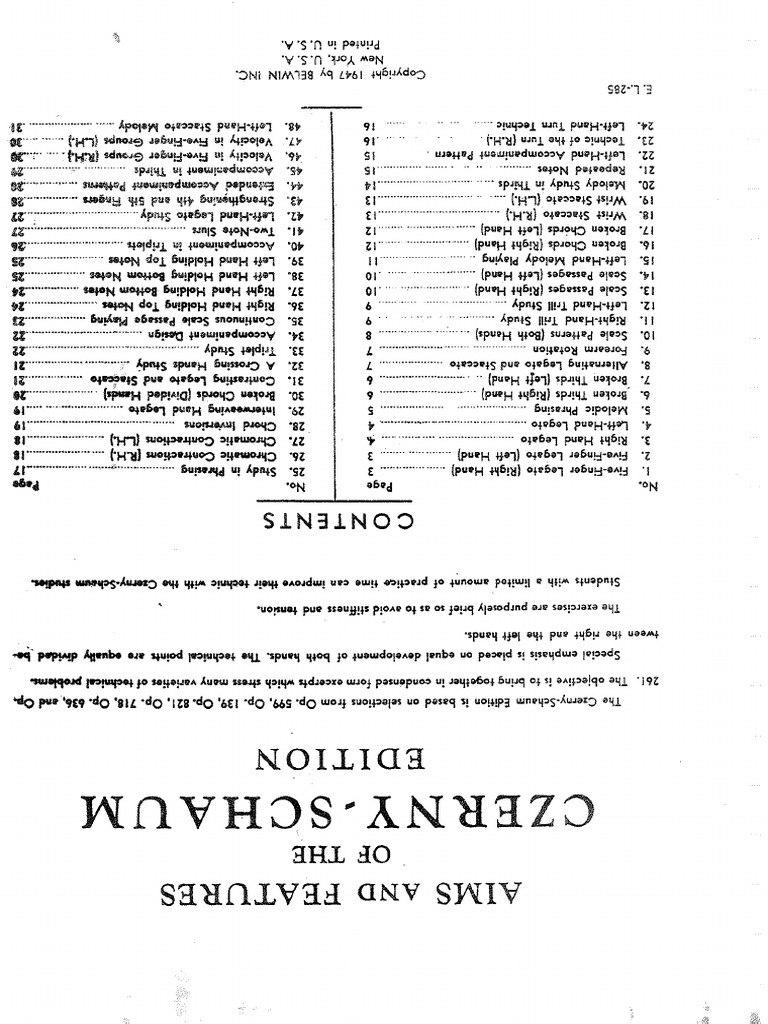 Czerny-Shaum | PDF