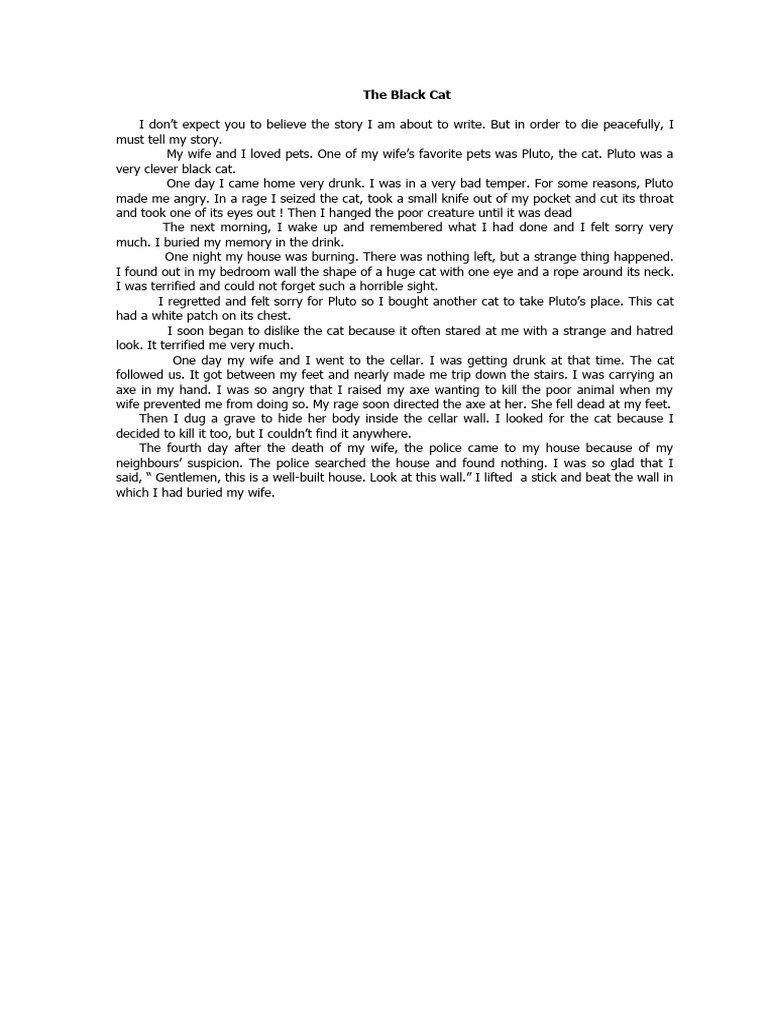 The Black Cat | PDF