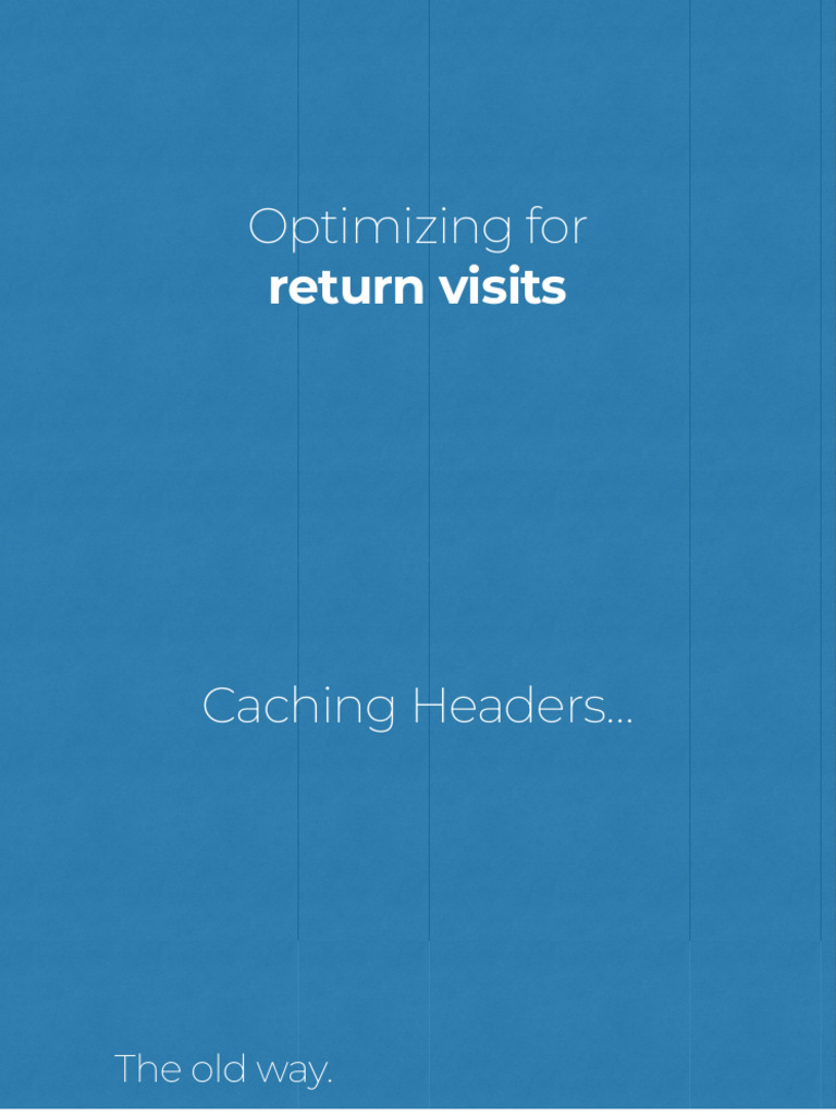 5.6 Making Things Faster Returning Visits | PDF | Computer Programming ...