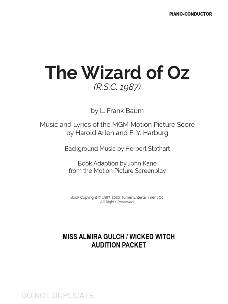 Wizard of Oz | PDF | Uncle Henry (Oz) | Aunt Em