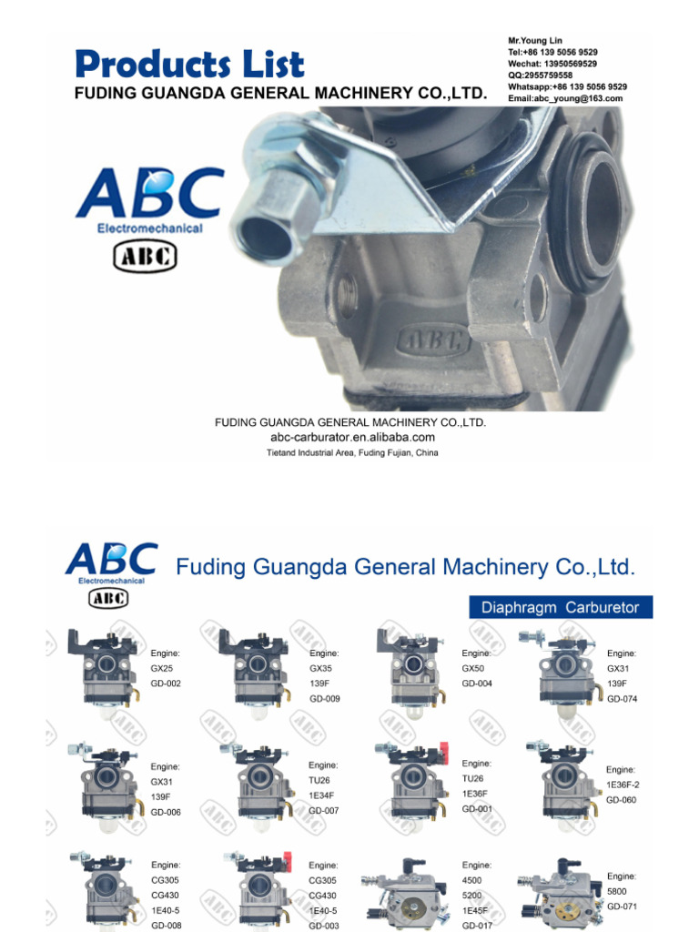 Products Catalog ABC | PDF