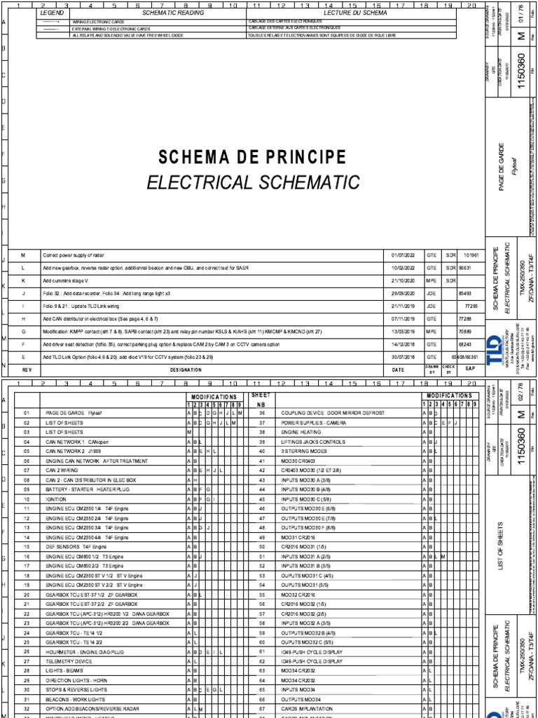 Schema de Principe Electrical Schematic | PDF | Motor Vehicle | Vehicle ...