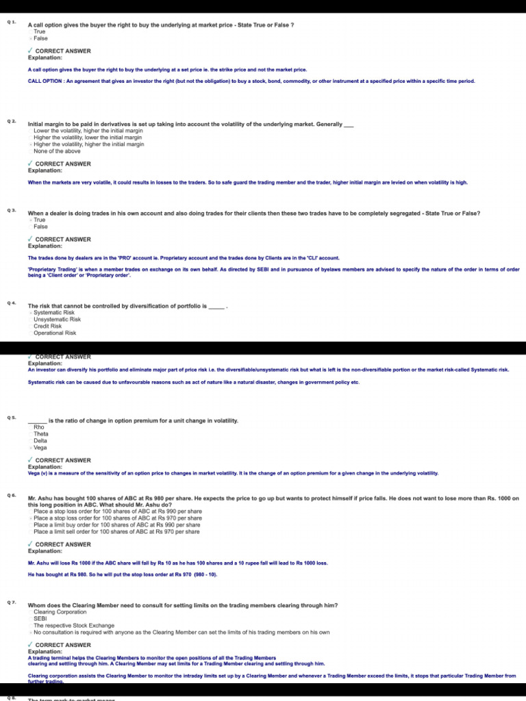 nism series 8 set 2 | PDF