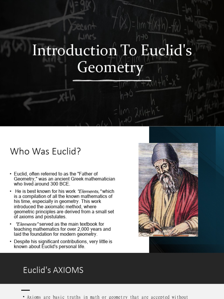 Indtroduction To Euclids Formula | PDF | Teaching Methods & Materials