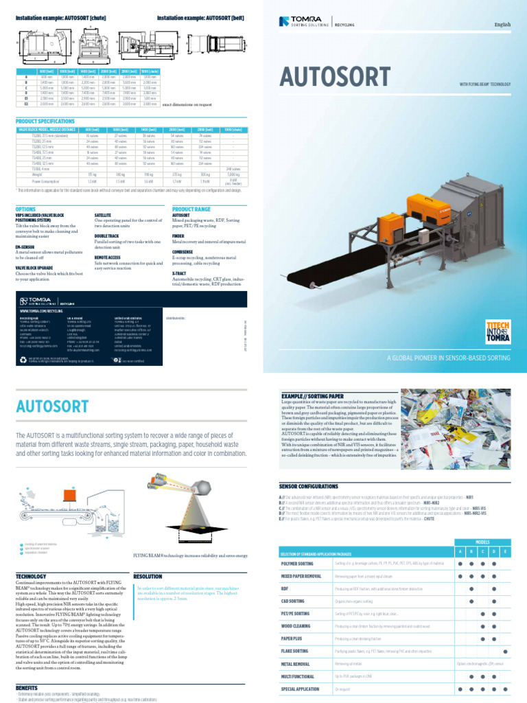 AUTOSORT | PDF | Infrared | Spectroscopy