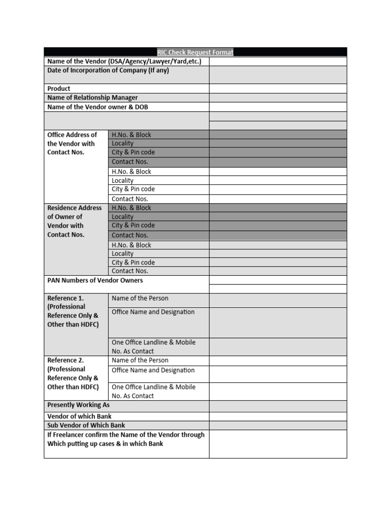 Vendor Check Request Details | PDF