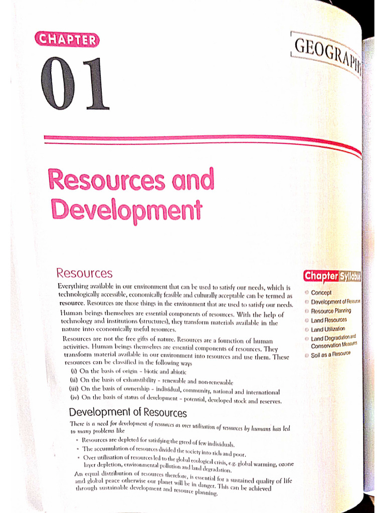Resource and Development | PDF