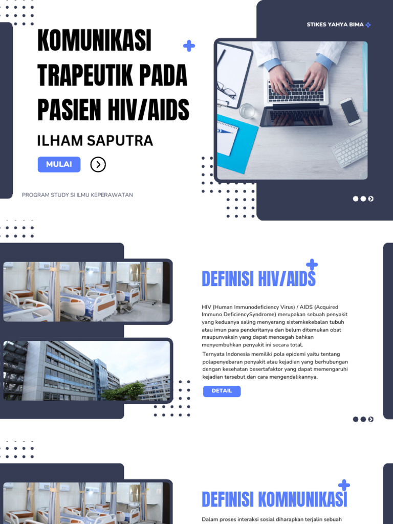 Presentation Komunikasi Pada Pasien Hiv | PDF