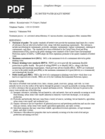 Fiji Water Water Quality Report June17 - Eng | PDF | Water | Bottled Water