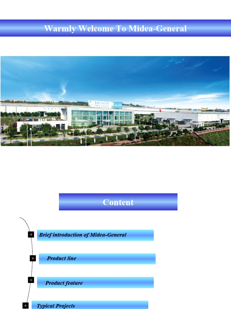 Midea General Chiller Overview | PDF | Mechanical Engineering ...